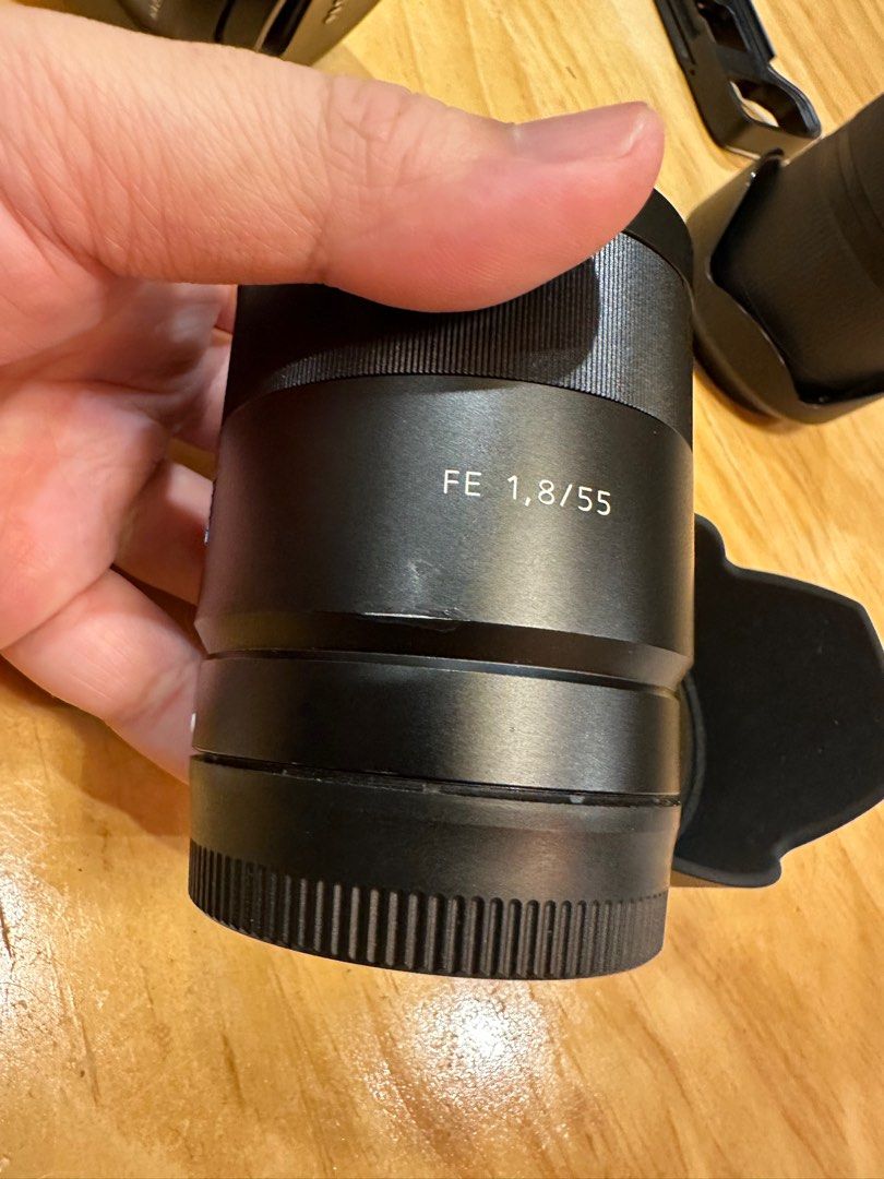 Sony Zeiss 55mm f/1.8 E mount full frame prime lens, Photography, Lens ...