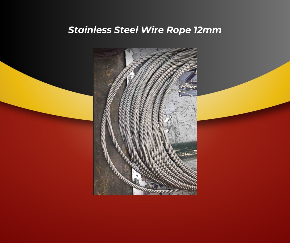Stainless Steel Wire Rope 12mm, Commercial & Industrial, Industrial ...