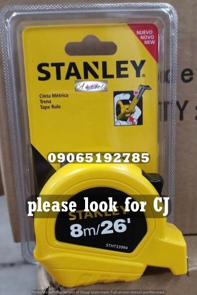 Stanley meter tape, Commercial & Industrial, Construction Tools ...