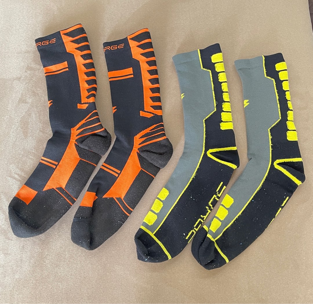 Surge Basketball Socks - Set pair of 2, Men's Fashion, Watches ...