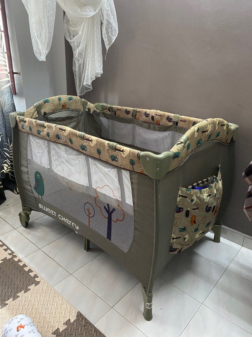 Sweet cherry baby cot, Babies & Kids, Baby Nursery & Kids Furniture ...