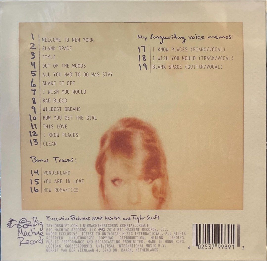 TAYLOR SWIFT: 1989 D.L.X. (DELUXE EDITION), Hobbies & Toys, Music ...