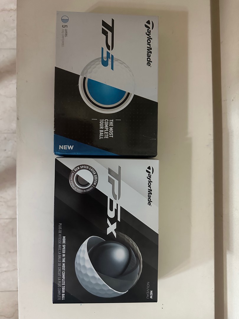 Taylormade TP5 & TP5 brands new golf balls, Sports Equipment, Sports & Games, Golf on Carousell
