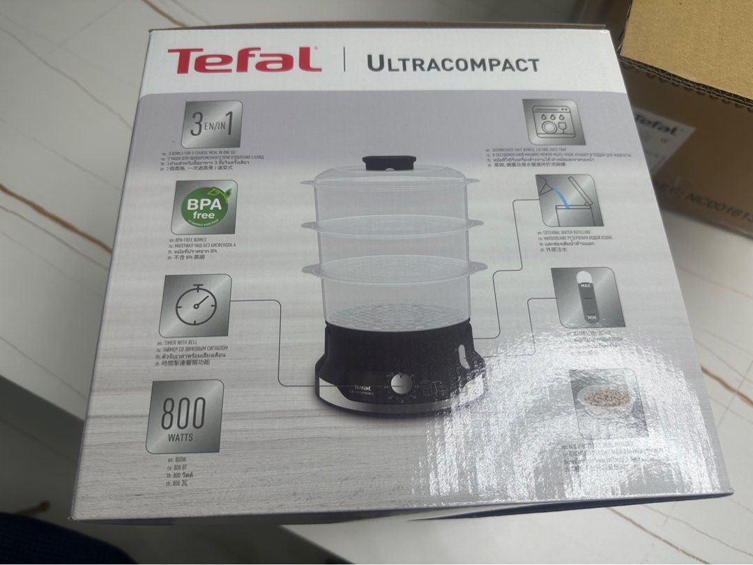 Tefal ultra compact steamer, TV & Home Appliances, Kitchen Appliances ...