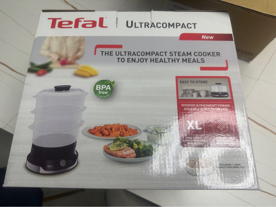 Tefal ultra compact steamer, TV & Home Appliances, Kitchen Appliances ...
