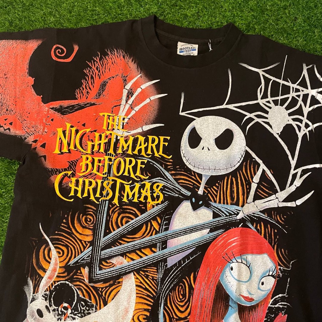 The Nightmare Before Christmas Modern Bootleg All Over Print Shirt, Men ...