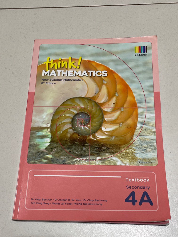 Think! mathematics textbook and workbook 4A and 4B, Hobbies & Toys ...