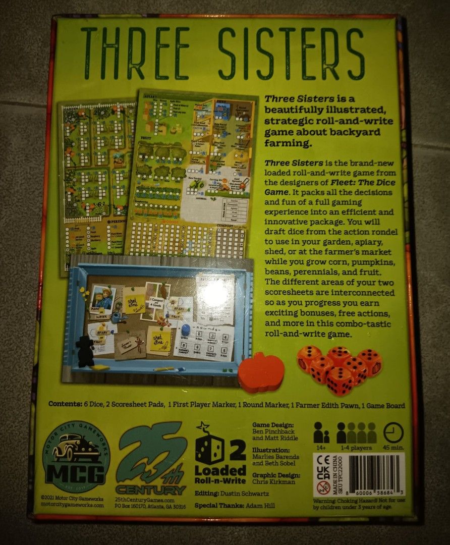 Three sisters board game, Hobbies & Toys, Toys & Games on Carousell