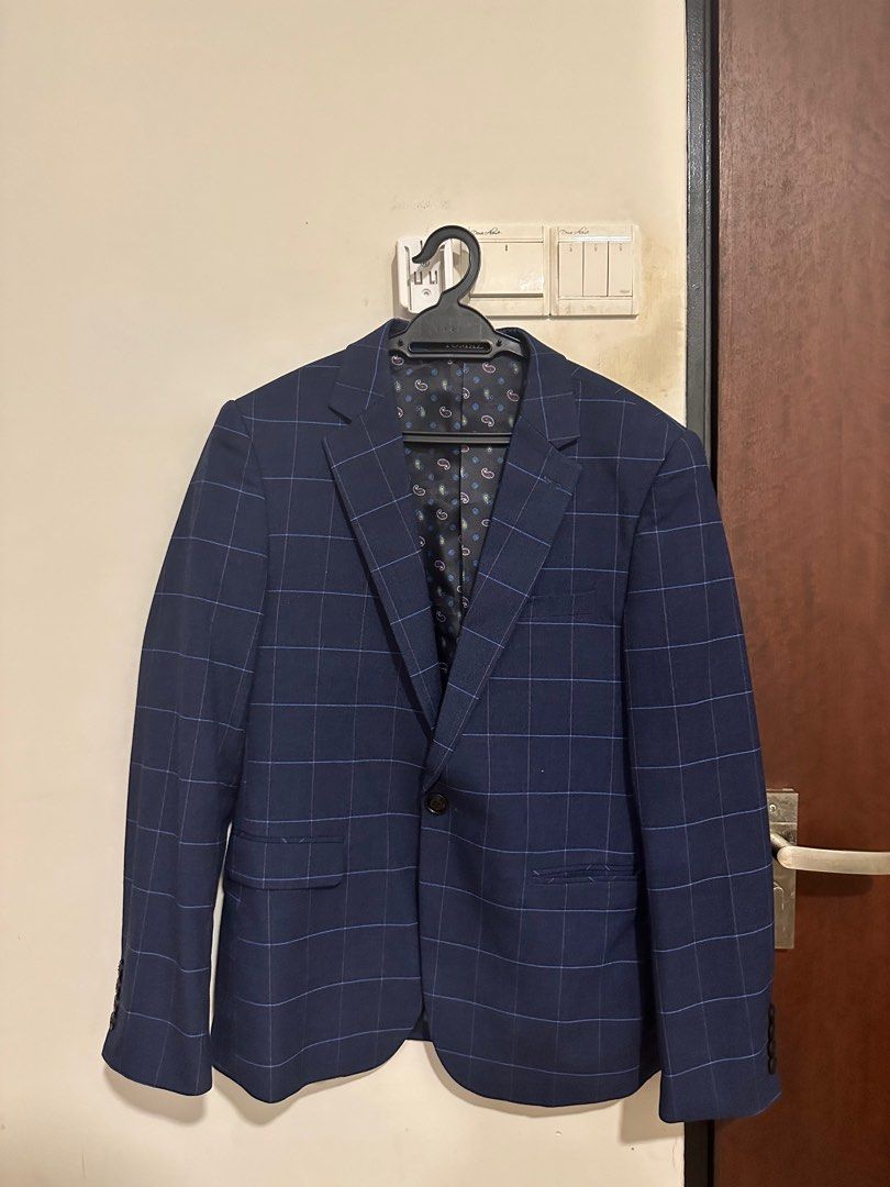 Tomaz Suit Blazer, Men's Fashion, Coats, Jackets and Outerwear on Carousell
