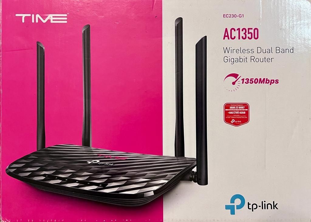 Tp-Link AC1350 Wireless Dual Band Gigabit Router EC230-G1 (With Adapter ...