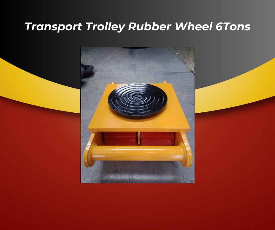 Transport Trolley Rubber Wheel 6Tons, Commercial & Industrial ...