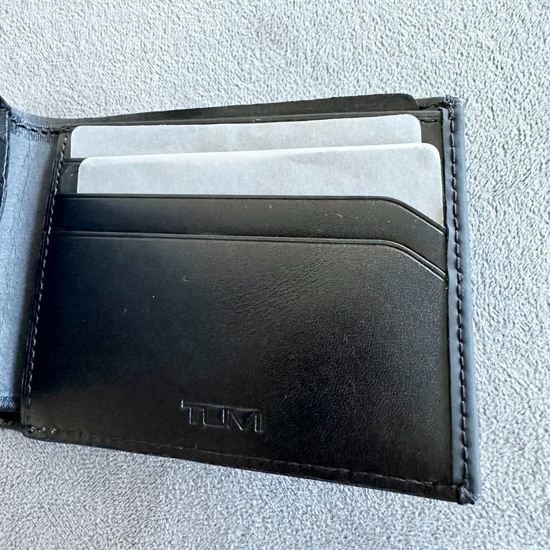 TUMI Mens Bifold Leather Wallet Original, Luxury, Bags & Wallets on ...