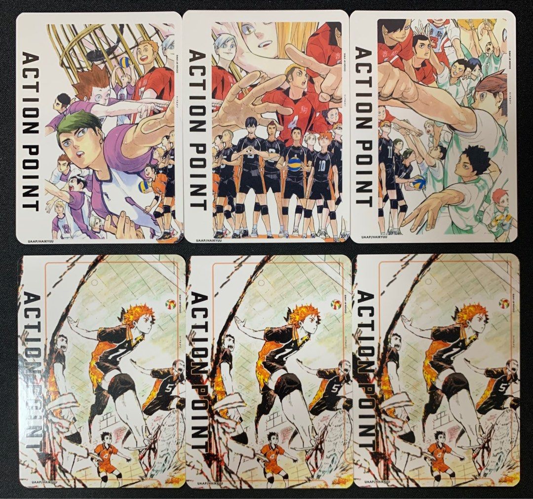 Union Arena Custom Action Point | Haikyuu Demons Slayer | Hunter X ...
