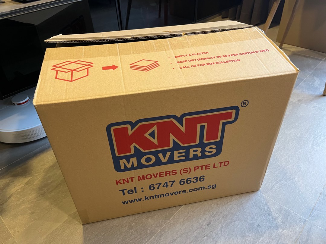 Used carton boxes for moving house/office, Furniture & Home Living ...