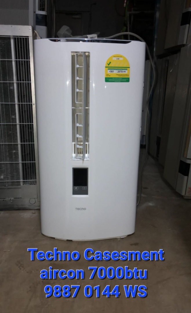 Used Techno 7000btu casement aircon, TV & Home Appliances, Air ...