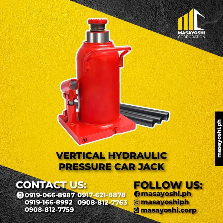 Vertical Hydraulic Pressure Car Jack | Jack | Hydraulic Jack | Lifter ...
