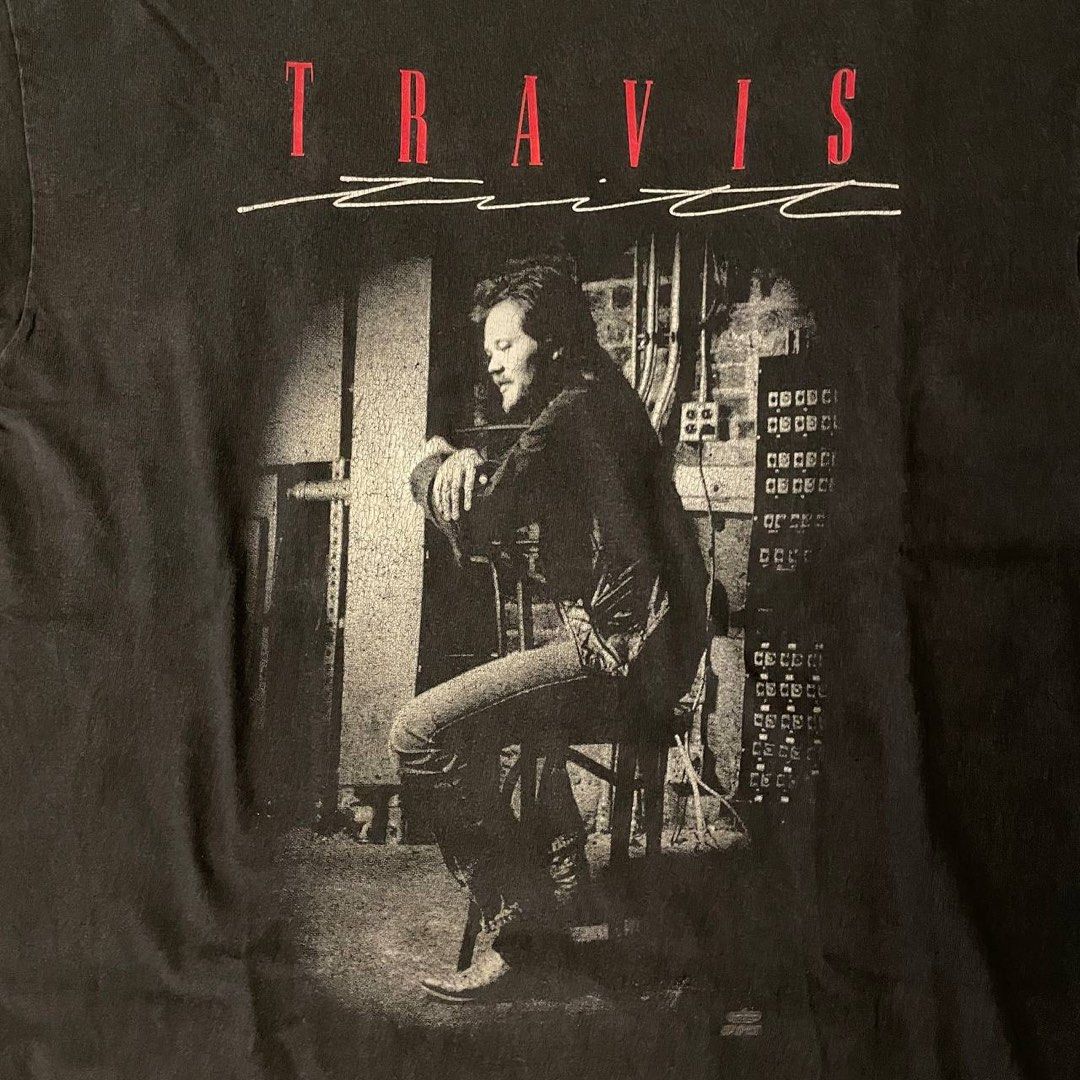 Vintage 1993 Travis Tritt Tour Shirt, Men's Fashion, Tops & Sets ...