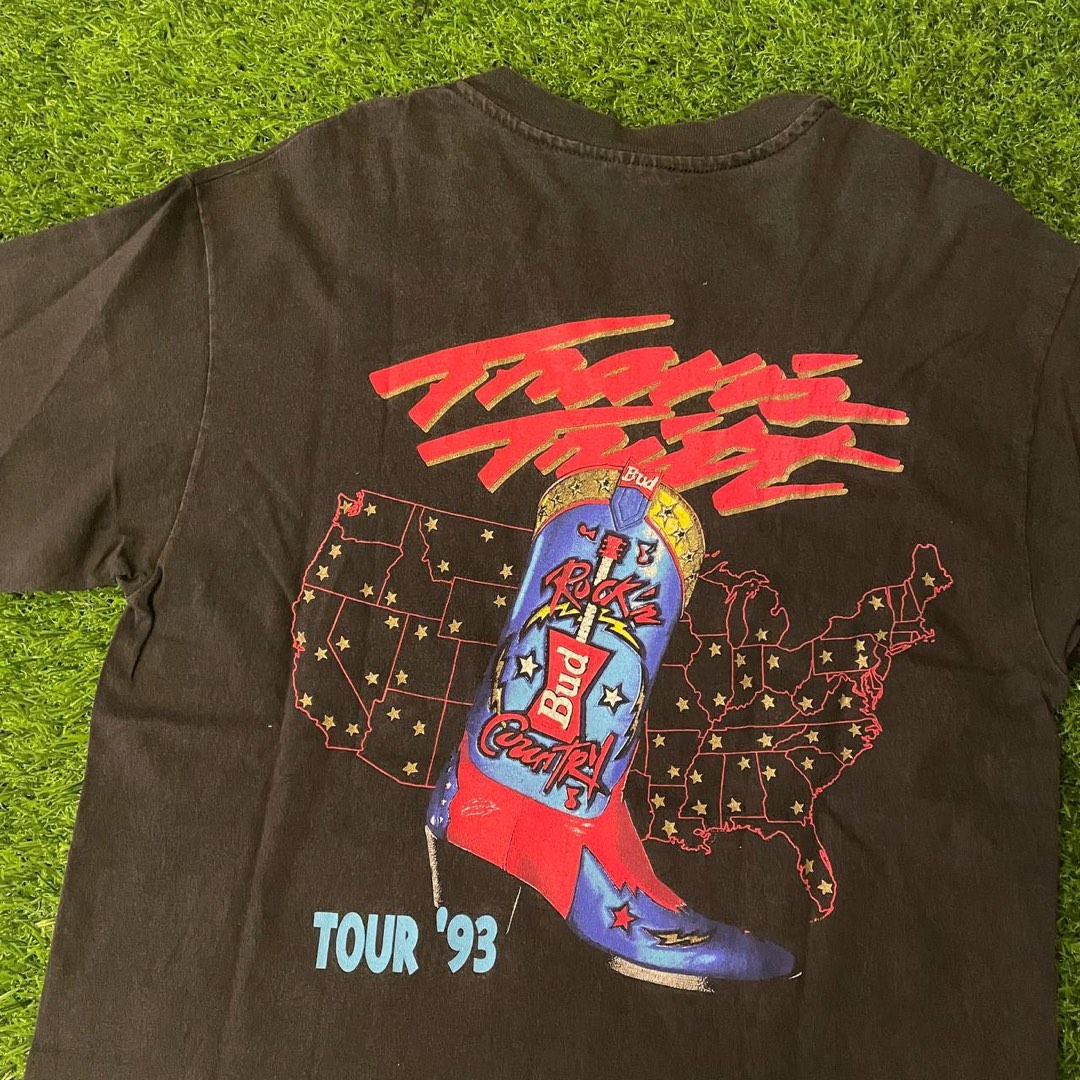 Vintage 1993 Travis Tritt Tour Shirt, Men's Fashion, Tops & Sets ...