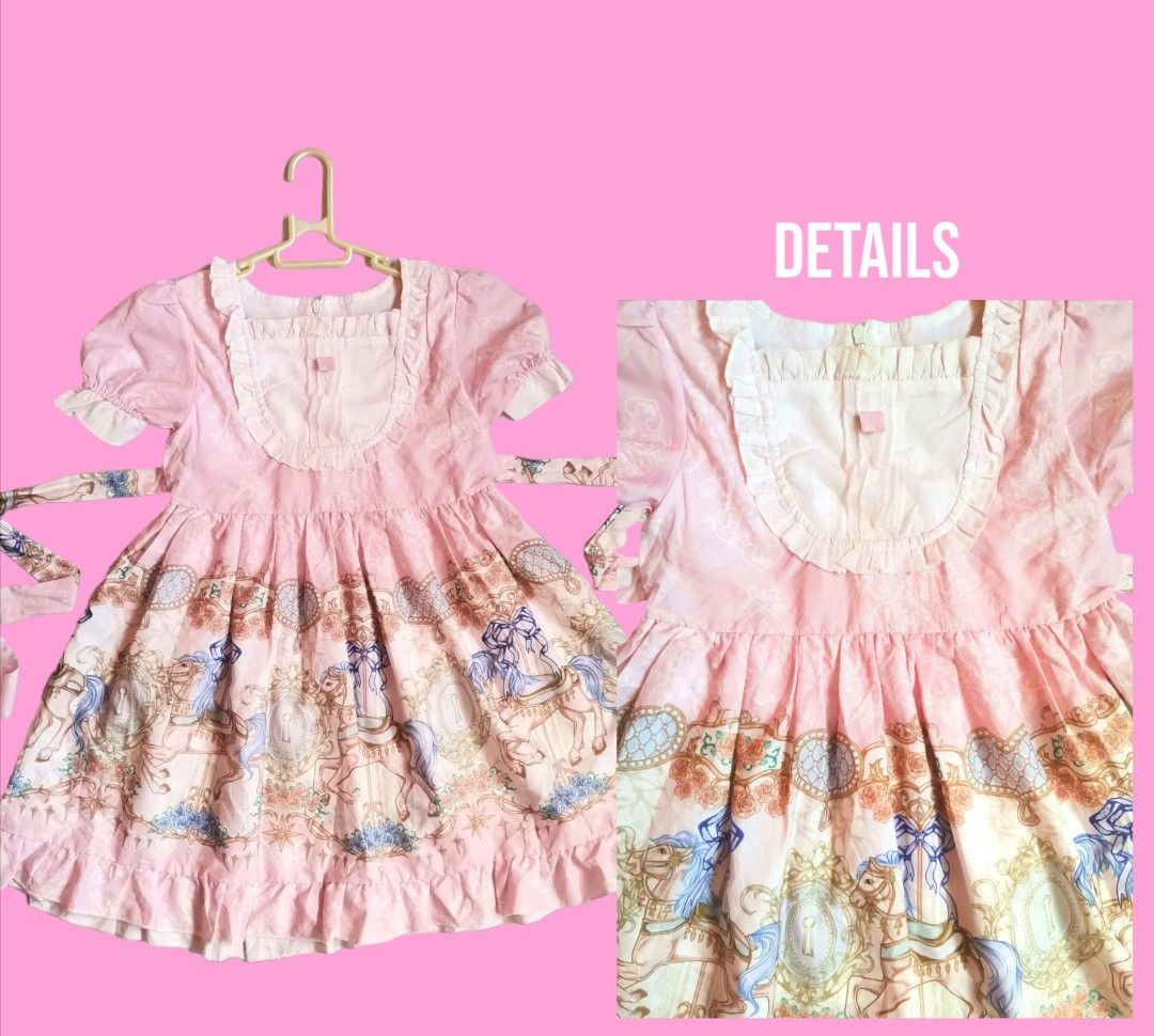 Vintage dress - carousel, Babies & Kids, Babies & Kids Fashion on Carousell