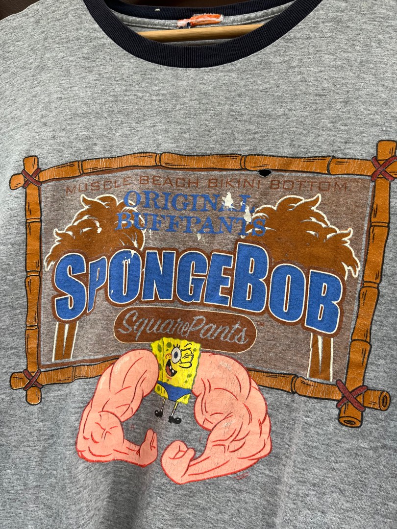 Vintage Spongebob, Men's Fashion, Tops & Sets, Tshirts & Polo Shirts on ...