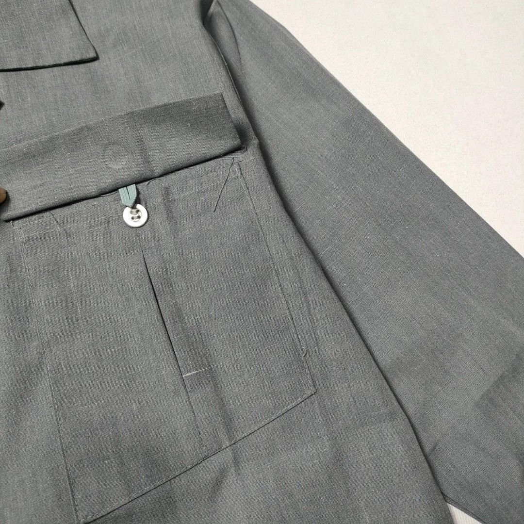 Vintage Unitika work wear, Women's Fashion, Tops, Longsleeves on Carousell