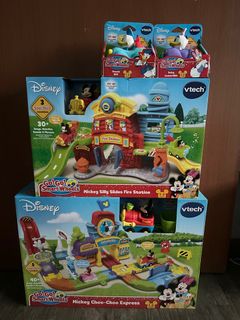 Vtech Go Go Smart Wheels Mickey Silly Slides Fire Station, Hobbies ...