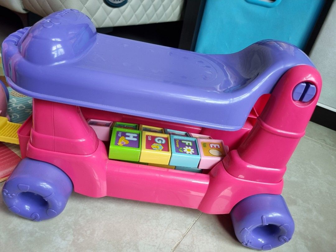 Vtech Push & Ride Alphabet Train (Walker, Toy Train), Babies & Kids ...