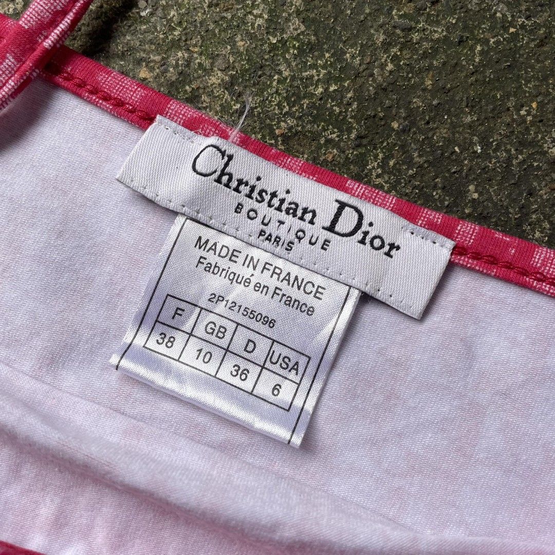 Y2K CHRISTIAN DIOR SLEEVLESS, Luxury, Apparel on Carousell