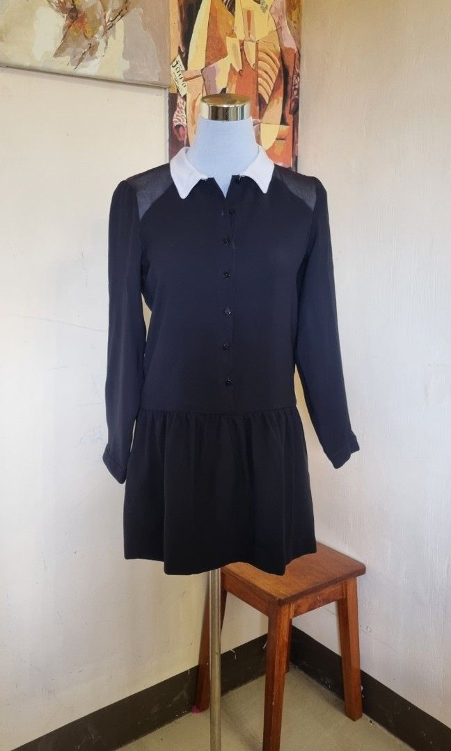 Zara WEDNESDAY ADAMS costume, Women's Fashion, Dresses & Sets, Rompers ...