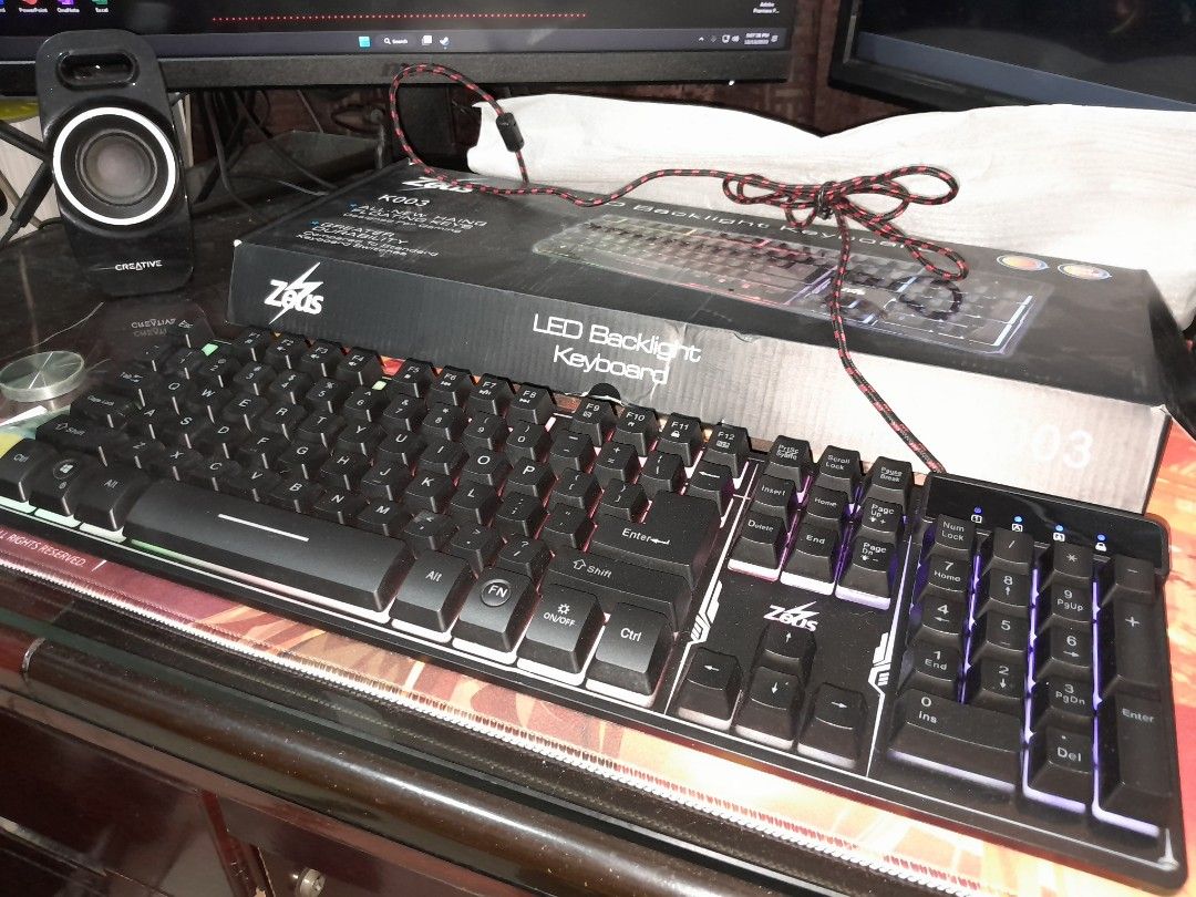 Zeus RGB Keyboard K003 (Dark Vader), Computers & Tech, Parts ...