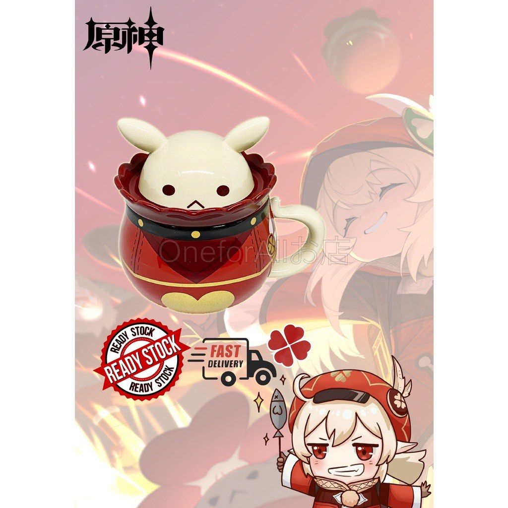 100% Original Mihoyo Genshin Impact KLEE Bomb Cute Q Mug Anime Cup ...