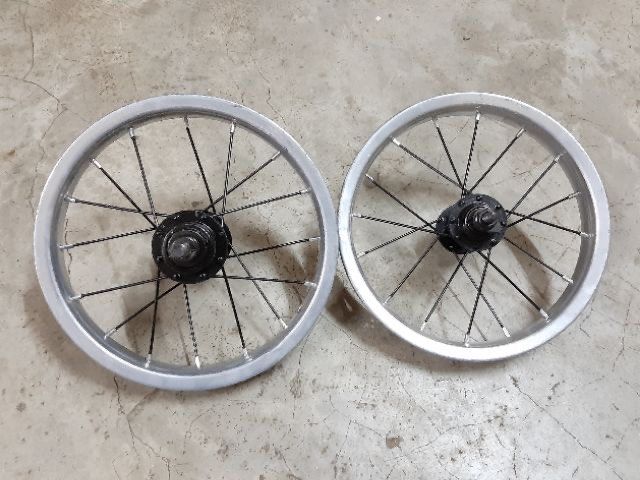 12" BICYCLE FRONT & ALLOY WHEELS, Sports Equipment, Bicycles & Parts ...