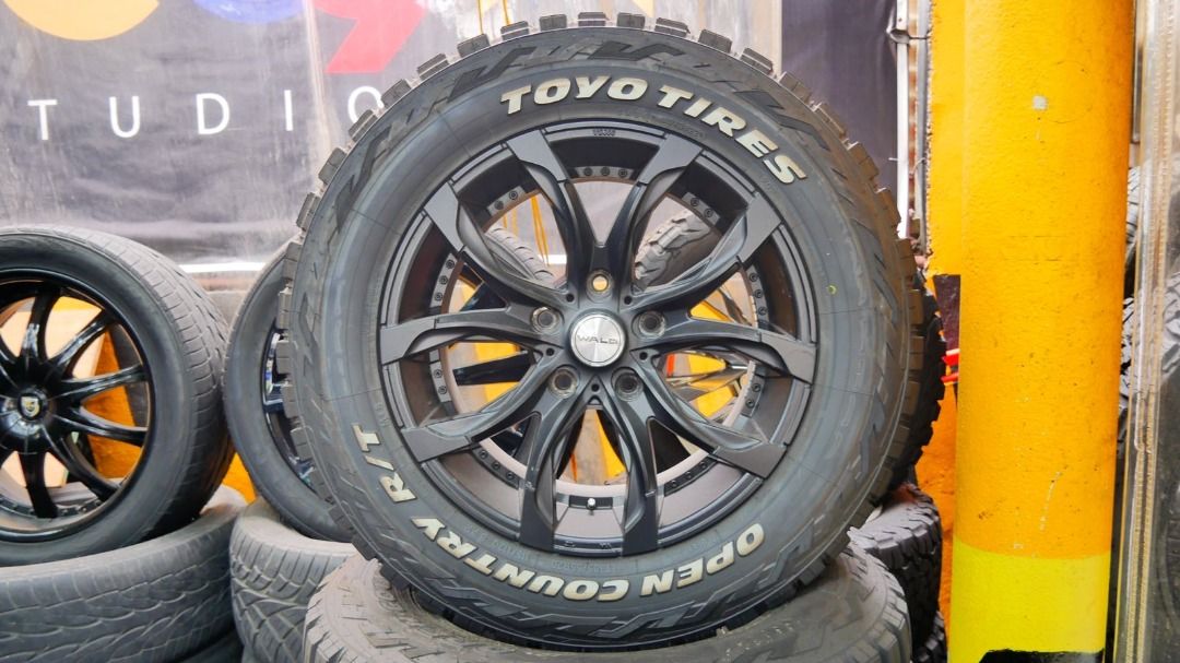 20" WALD MAGS WITH TOYO TIRES 5 HOLES, Car Parts & Accessories, Mags ...
