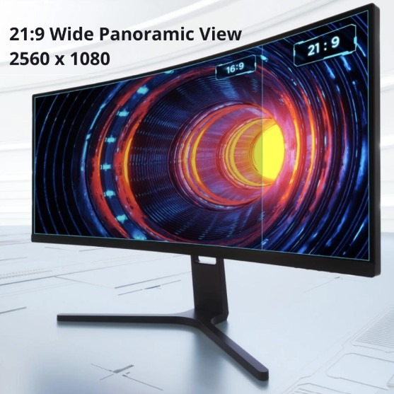 30 inch Gaming Curved Monitor 200Hz High Refresh Rate 1800R Curvature ...