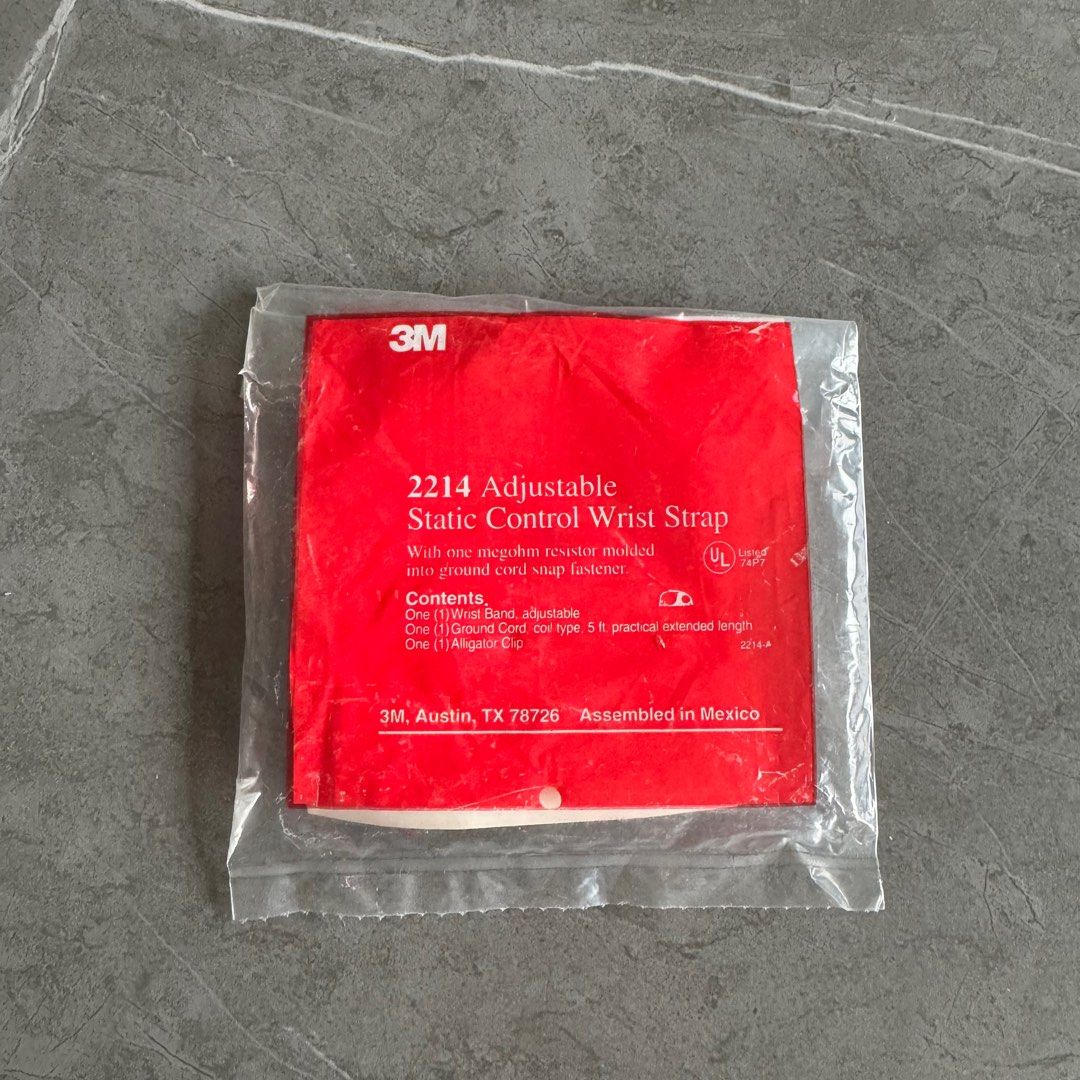 3M 2214 Anti Static Adjustable Wrist Strap, Computers & Tech, Parts & Accessories, Other ...