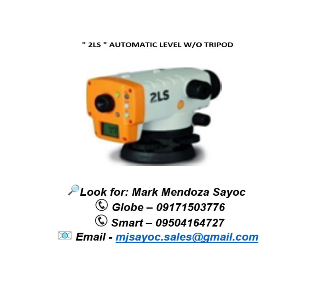 " 2LS " AUTOMATIC LEVEL W/O TRIPOD, Commercial & Industrial ...