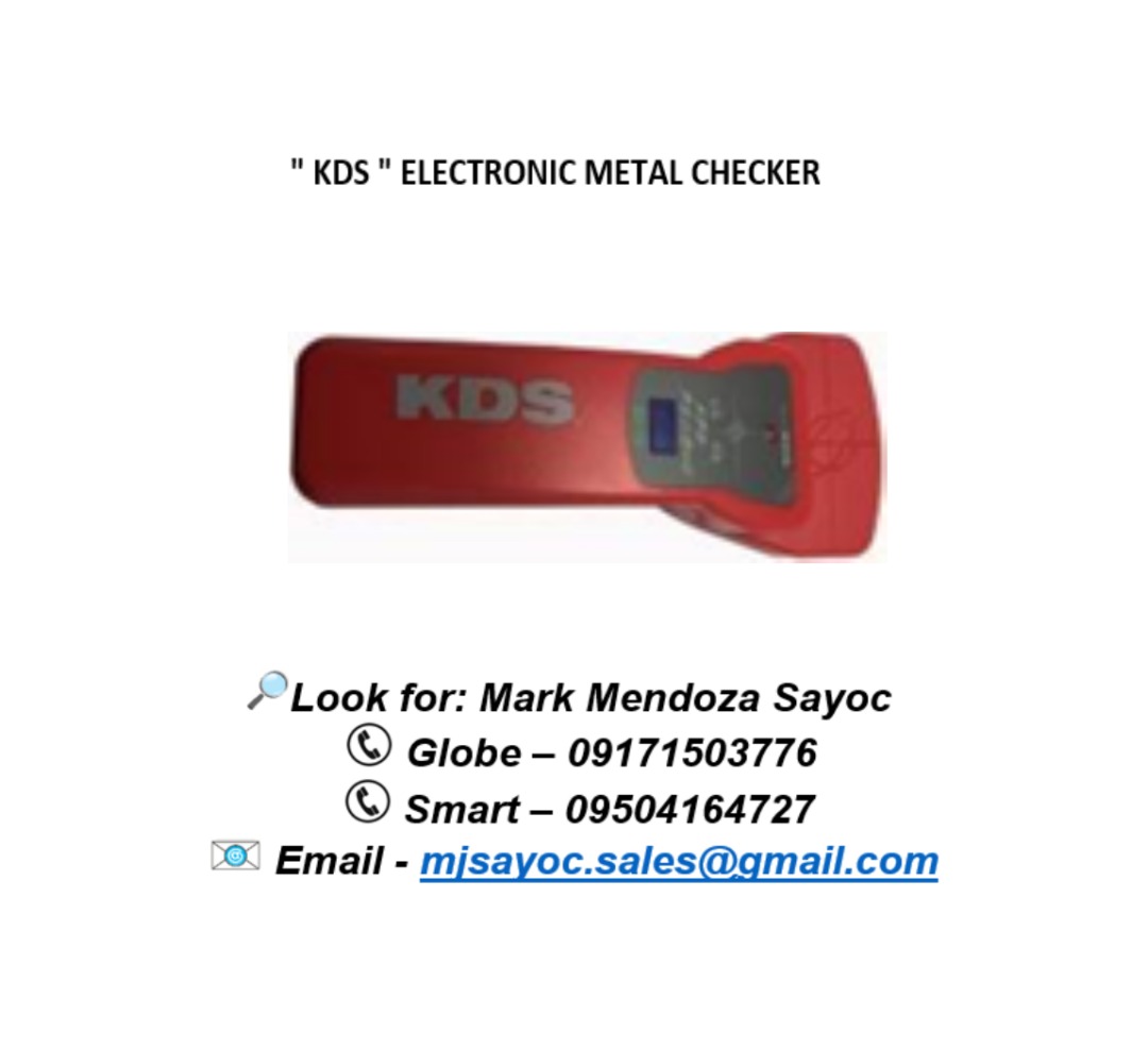 " KDS " ELECTRONIC METAL CHECKER, Commercial & Industrial, Construction ...