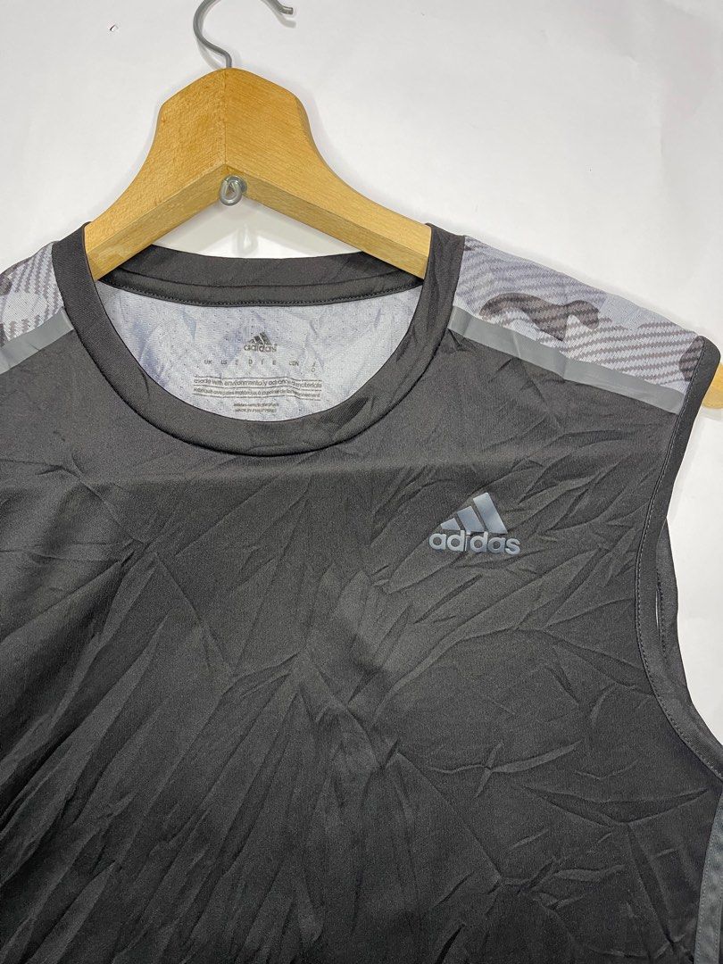 Adidas drifit sando, Men's Fashion, Activewear on Carousell