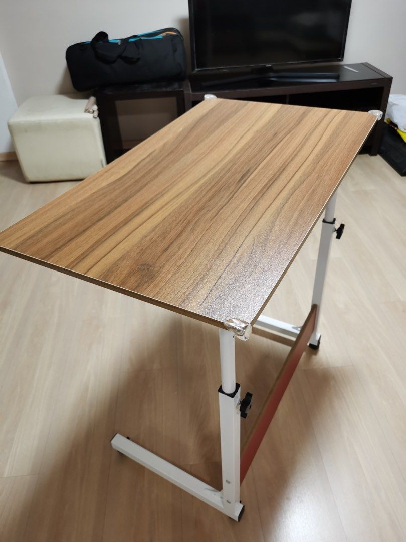 Adjustable Computer Table 80x50, Furniture & Home Living, Furniture ...