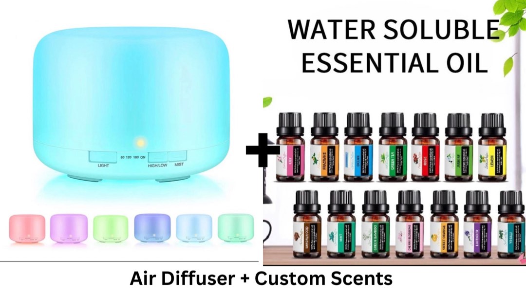 Air Diffuser With Essential Oil Scent, TV & Home Appliances, Air ...