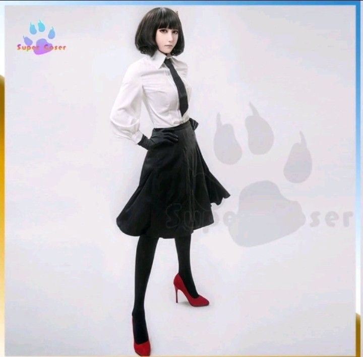 AKIKO YOSANO COSPLAY COSTUME, Women's Fashion, Dresses & Sets ...