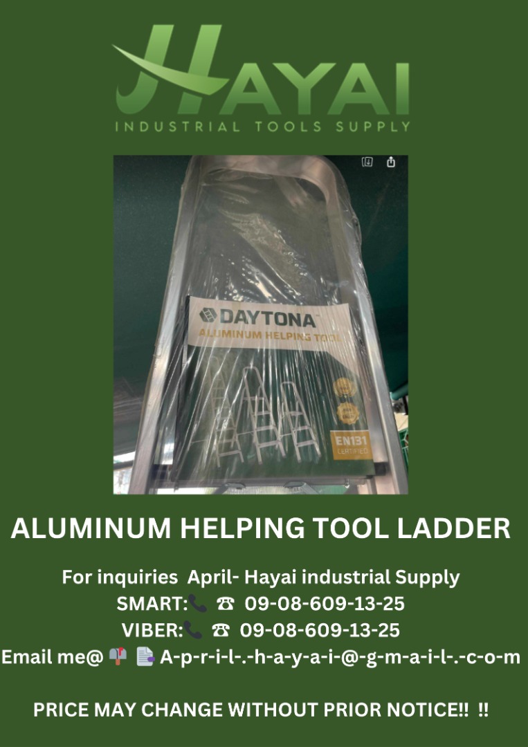 Aluminum helping ladder tool, Commercial & Industrial, Construction ...