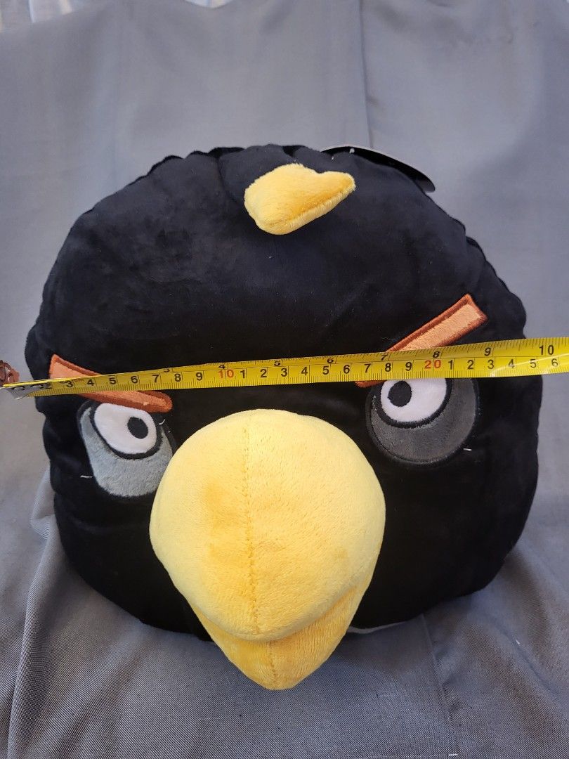 Angry Birds Bomb Large Plushie, Hobbies & Toys, Toys & Games on Carousell