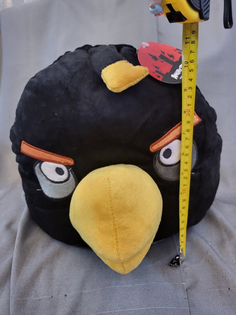 Angry Birds Bomb Large Plushie, Hobbies & Toys, Toys & Games on Carousell