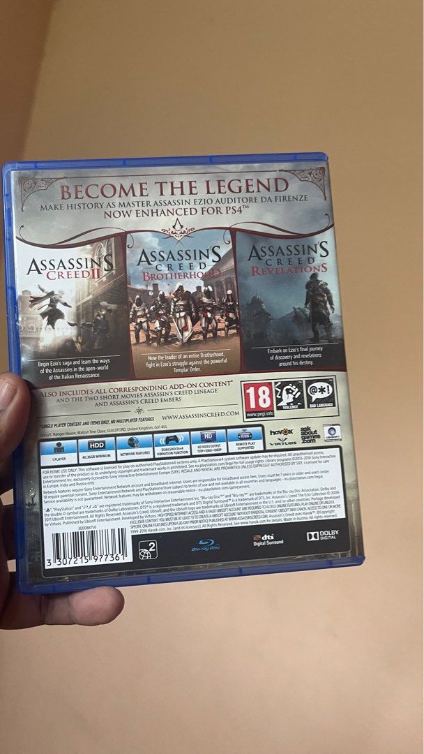 Assassins creed ezio collection ps4, Video Gaming, Video Games ...