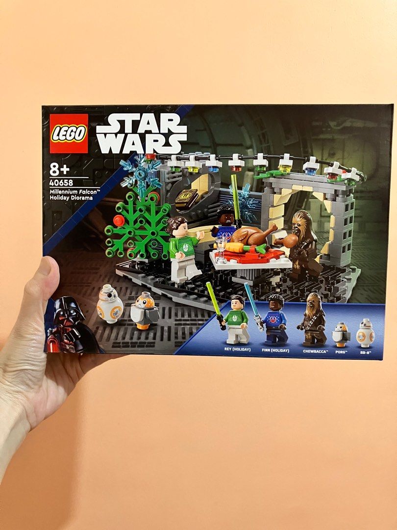 AUTHENTIC Lego 40658 Millennium Falcon Holiday Diorama, Hobbies & Toys ...