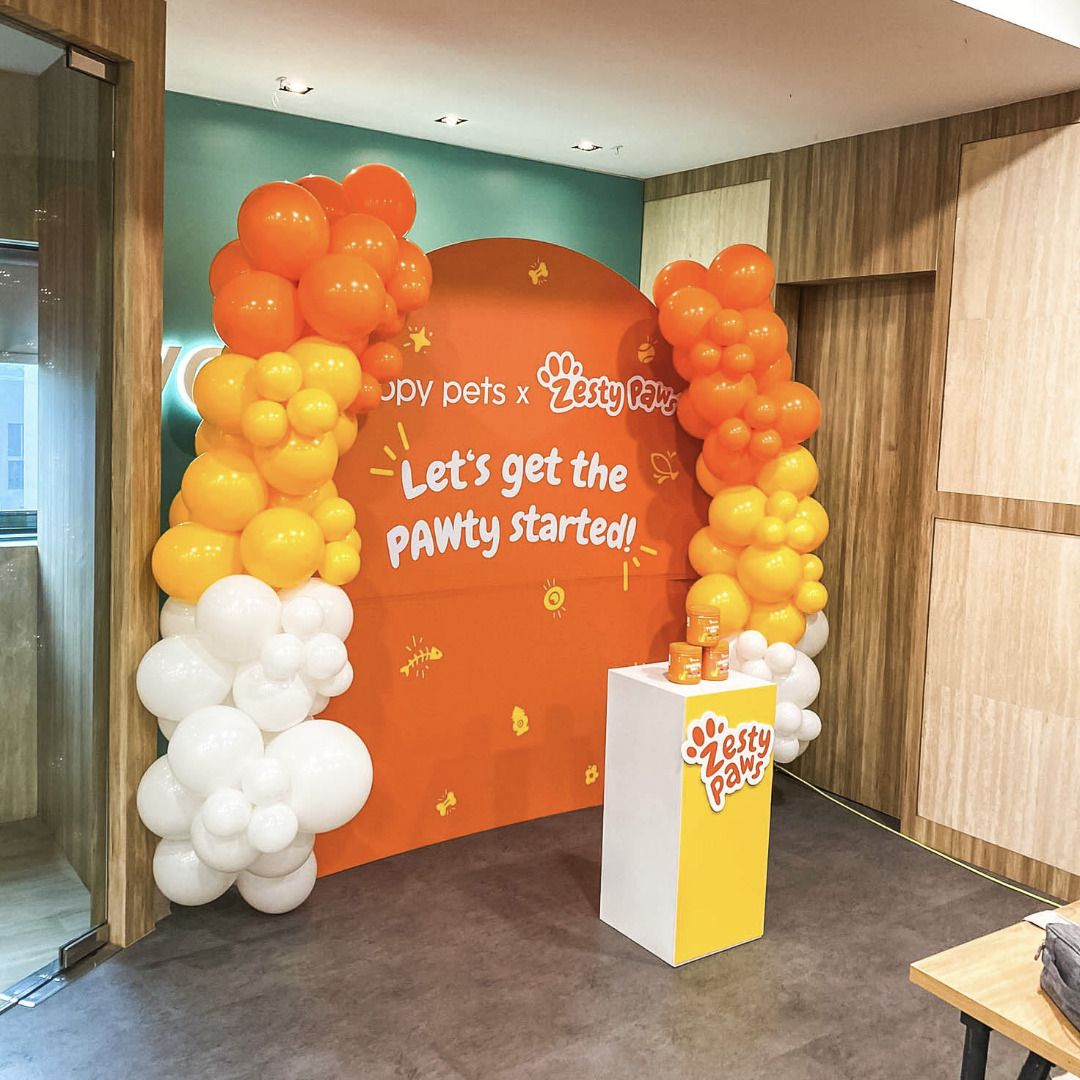 [Customised] Company Event Decoration, Backdrop Set-up, Corporate ...