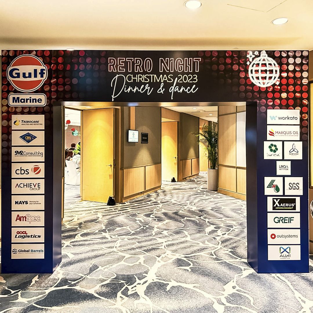 [Customised] Company Event Decoration, Backdrop Set-up, Corporate ...