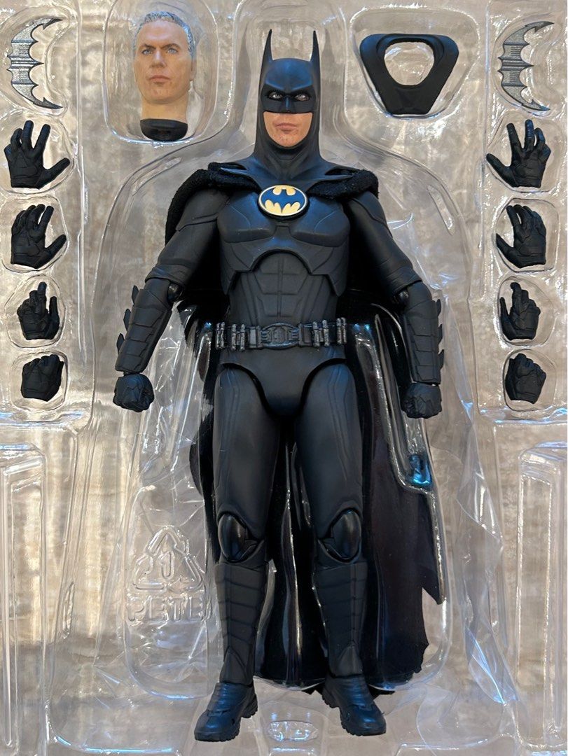Bandai SHF Batman 1989 (The Flash) 蝙蝠俠 Micheal Keaton 米高基頓 二手新淨齊件, 興趣及 ...