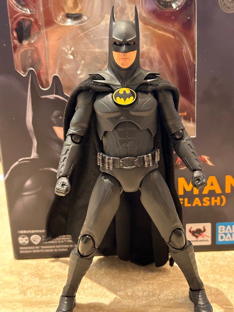 Bandai SHF Batman 1989 (The Flash) 蝙蝠俠 Micheal Keaton 米高基頓 二手新淨齊件, 興趣及 ...